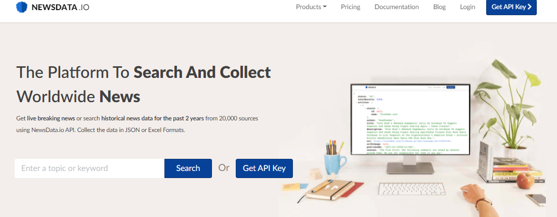 Newsdata.io API | PitchWall