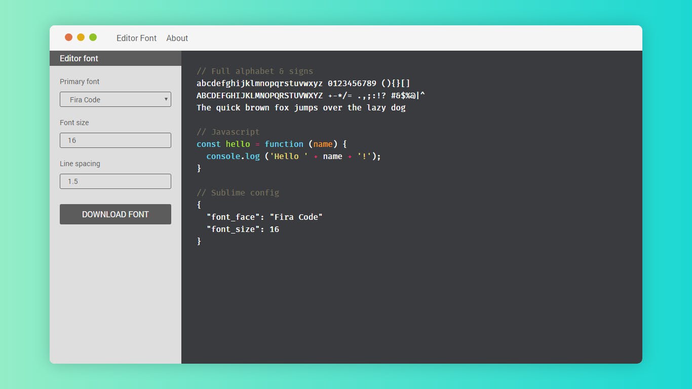 Fonts For Dev | PitchWall