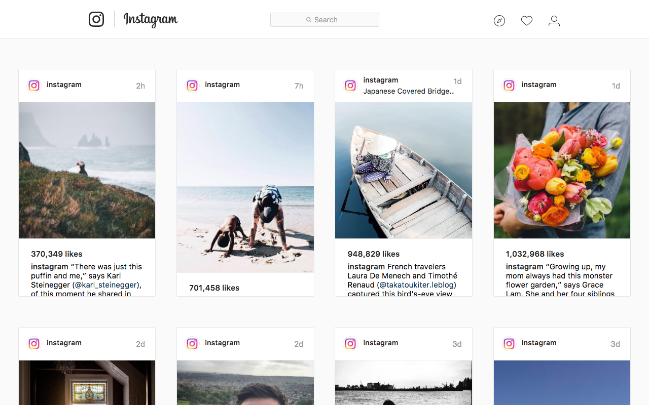 Grid for Instagram | PitchWall
