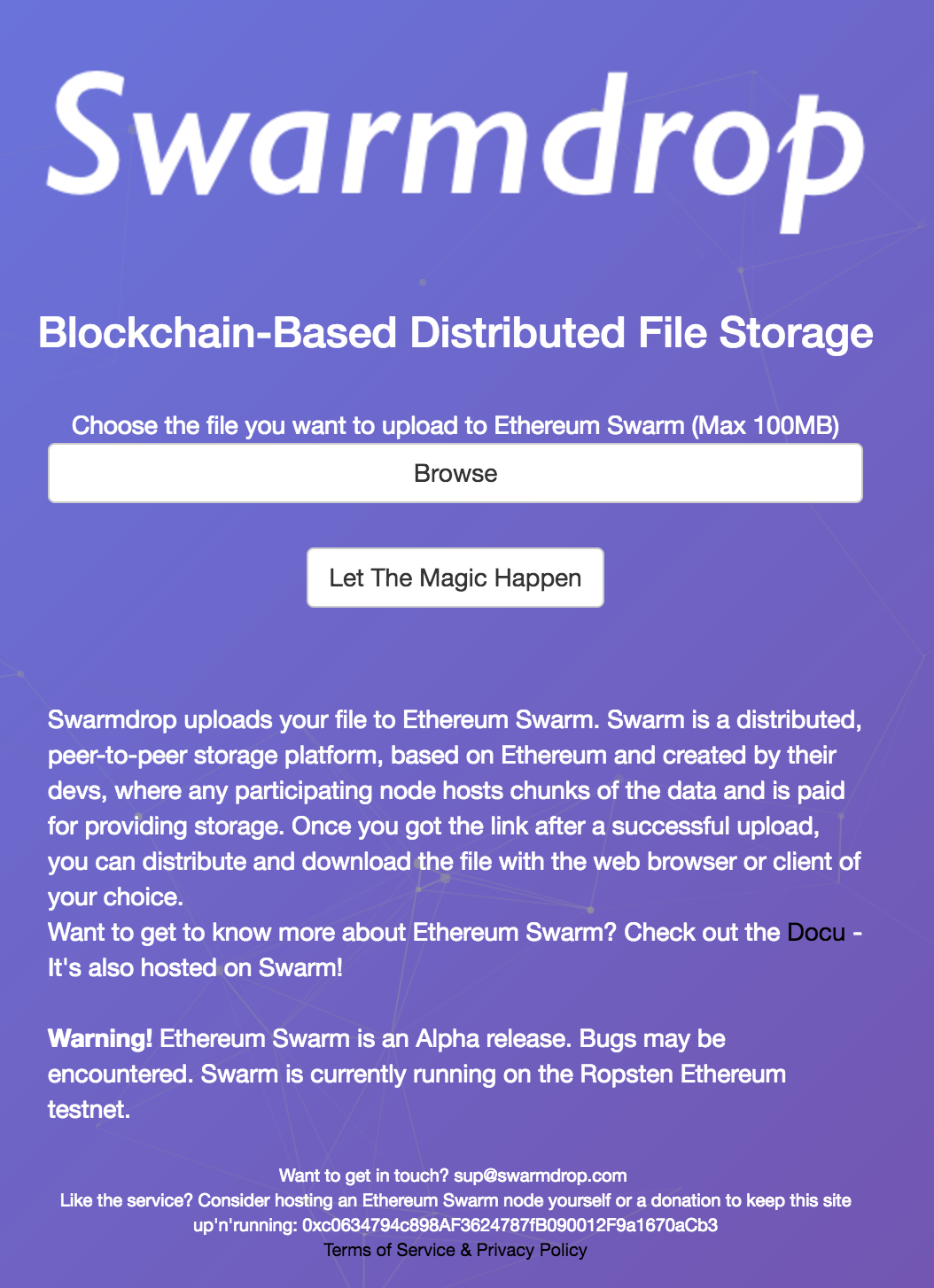 Swarmdrop | PitchWall