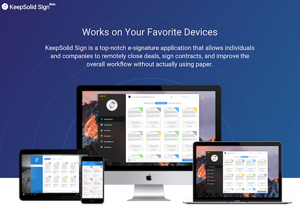 KeepSolid Sign Beta | PitchWall