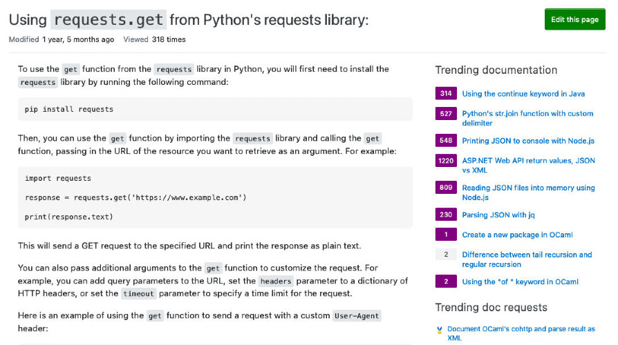 Open Devdocs | PitchWall
