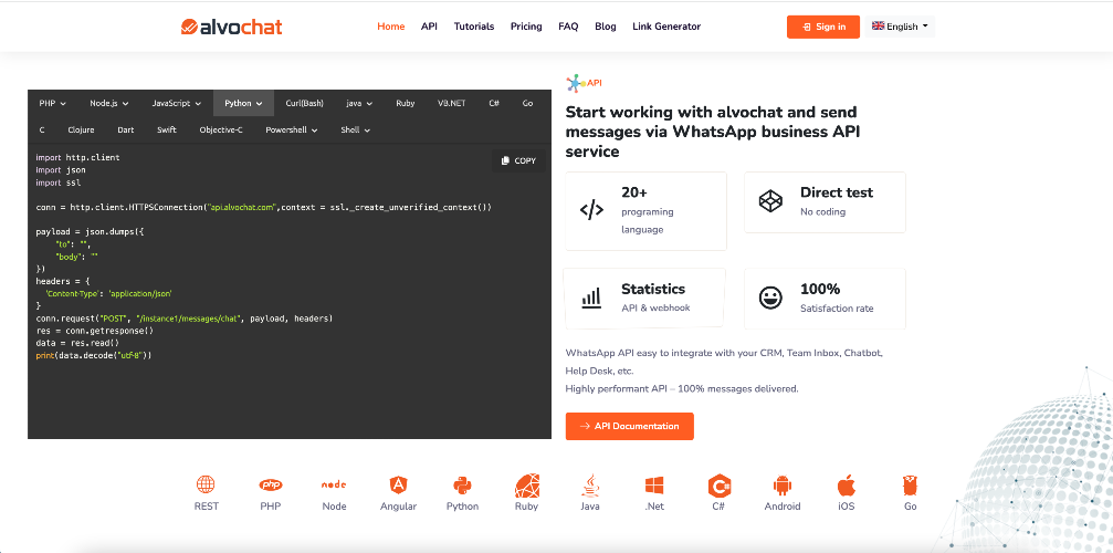Whatsapp business API | PitchWall