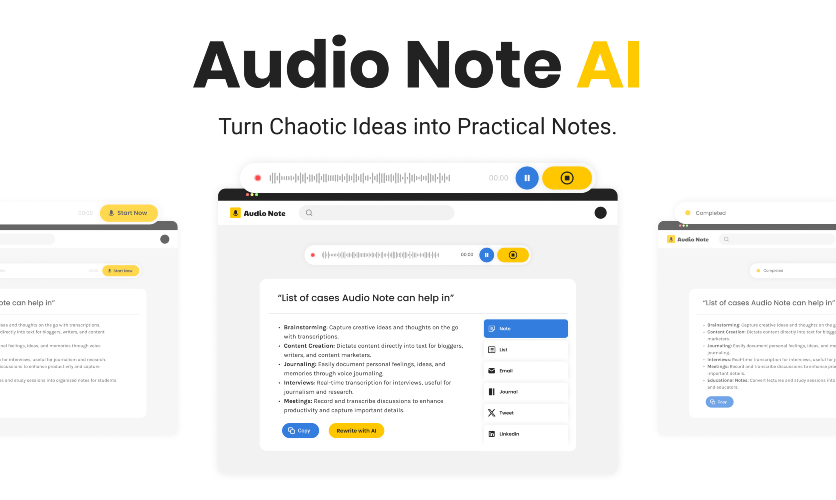 Audio Note AI | PitchWall