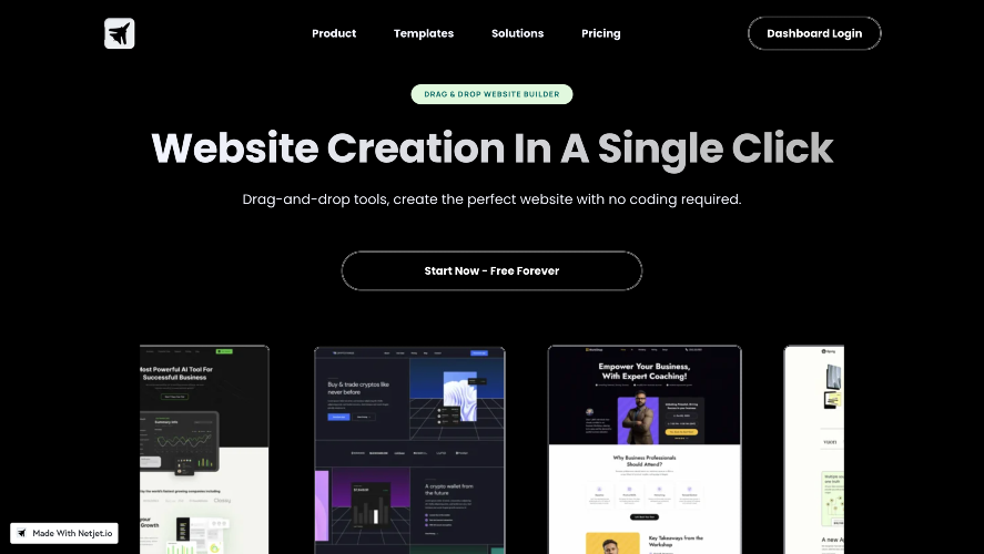 Netjet.io | PitchWall